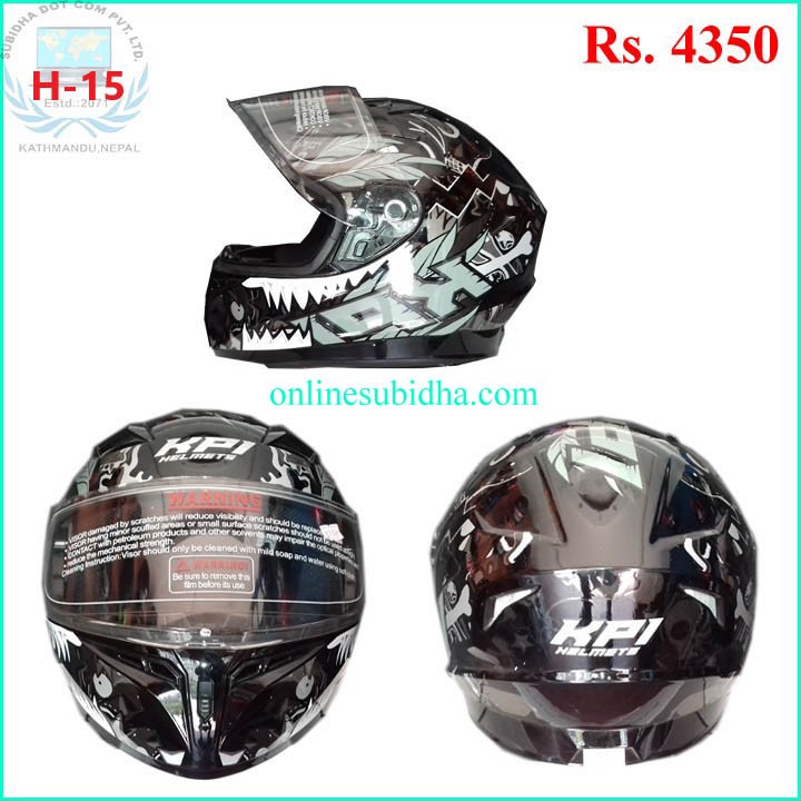 Different Type of Helmet available.